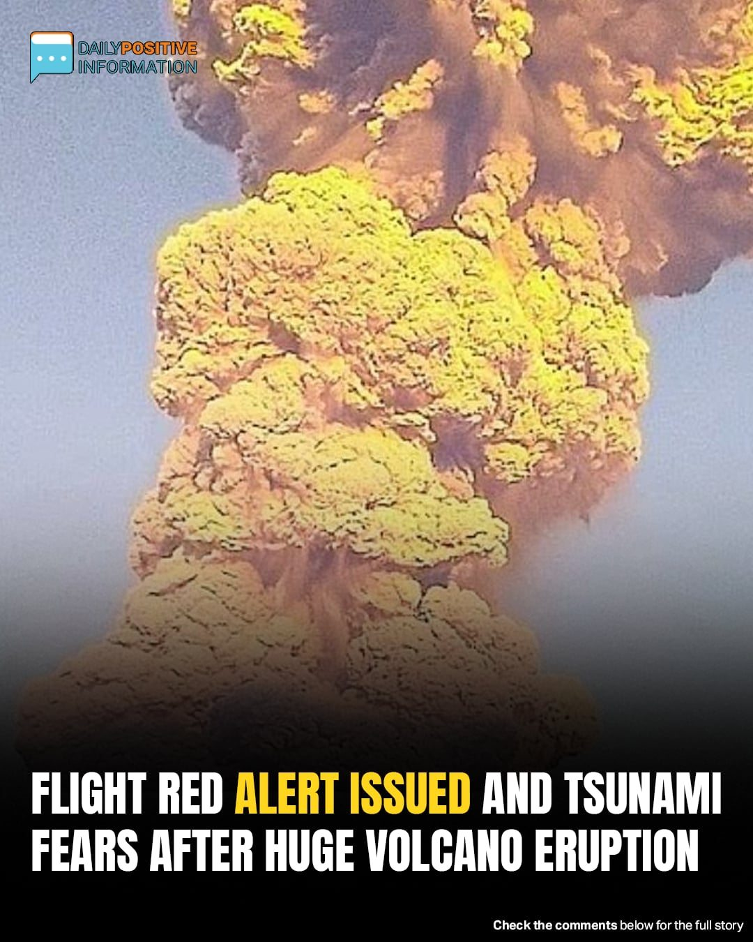 Volcano Eruption Sparks Tsunami Warning And Flight Chaos Across Region ...
